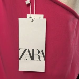 Zara | Tops | Zara One Shoulder Pink Top | Poshmark
